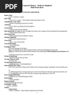 Accounting Basics Cheat Sheet | PDF | Business | Finance & Money Management