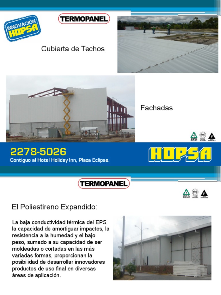 Termopanel Hopsa | PDF | Poliestireno | Industrias