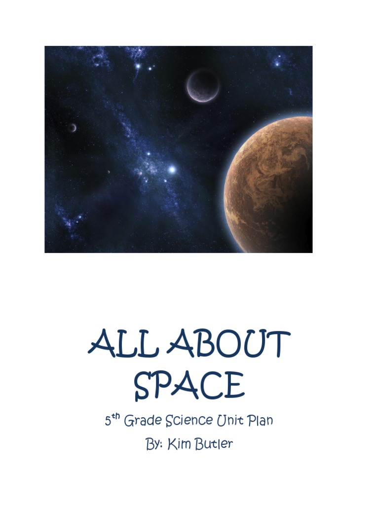 5th Grade Space Science Unit | PDF | Solar System | Moon