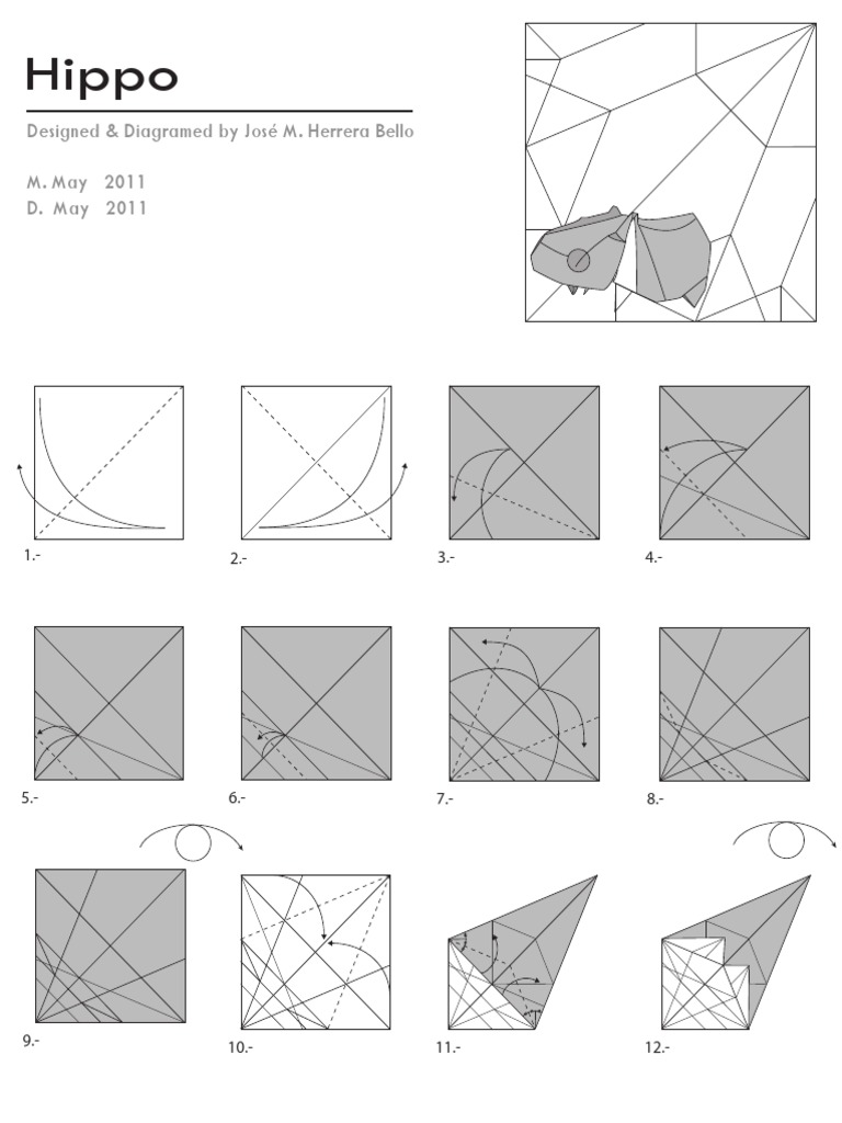 Hippo Origami