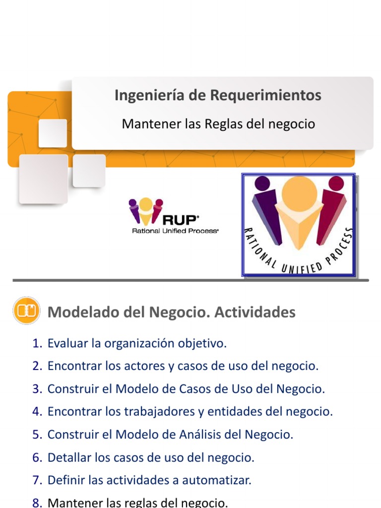 S05-2 Modelado Del Negocio - Mantener Las Reglas Del Negocio | PDF | Caso de uso | Inferencia