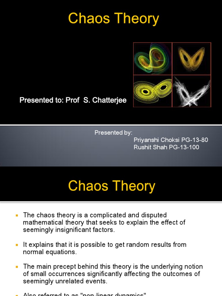 Chaos Theory | PDF | Chaos Theory | Fractal