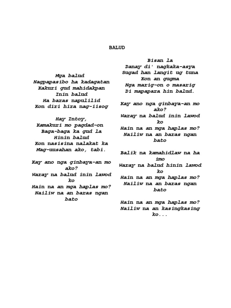 BALUD | PDF