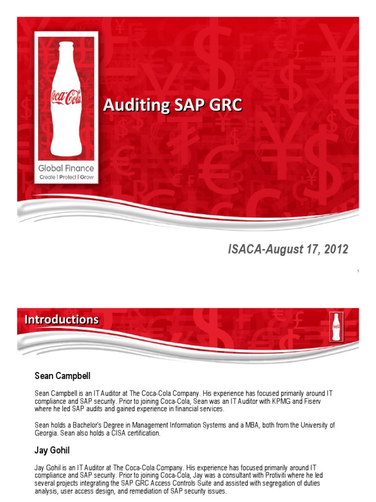 Auditing SAP GRC PDF | PDF | Provisioning | Risk