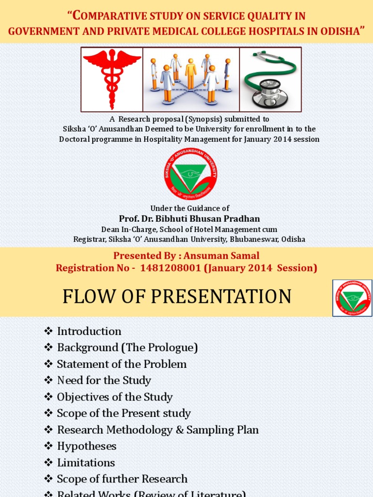Synopsis For PHD Presentation | PDF | Patient | Health Care