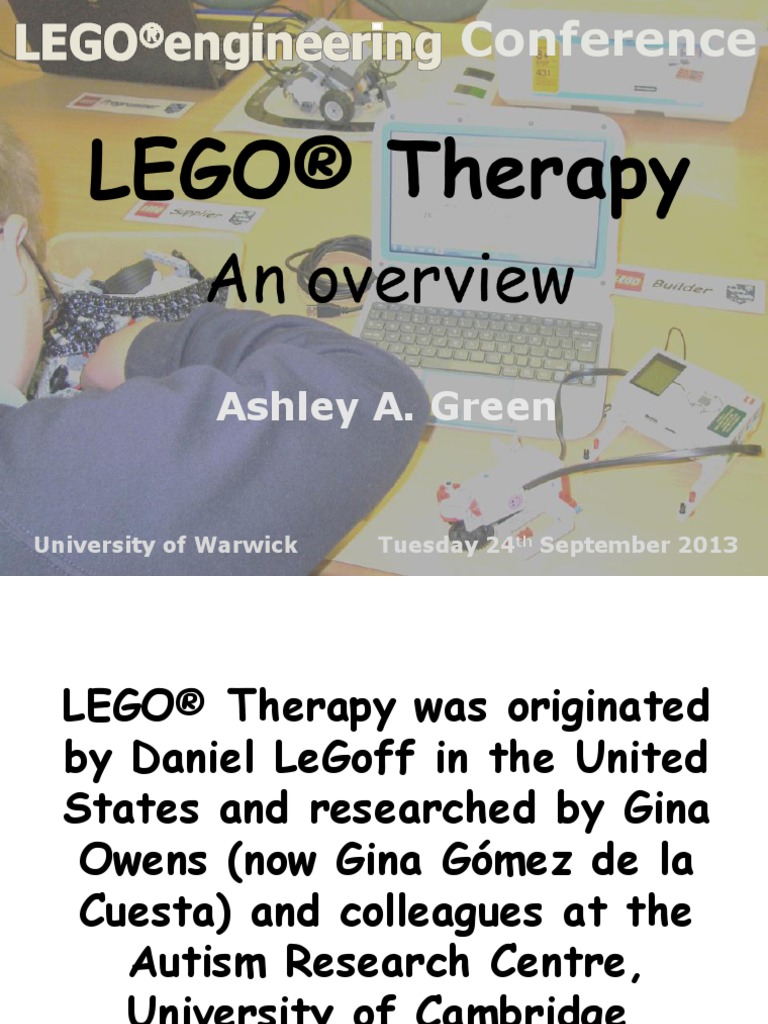 Lego Therapy - Compressed | PDF | Autism | Asperger Syndrome