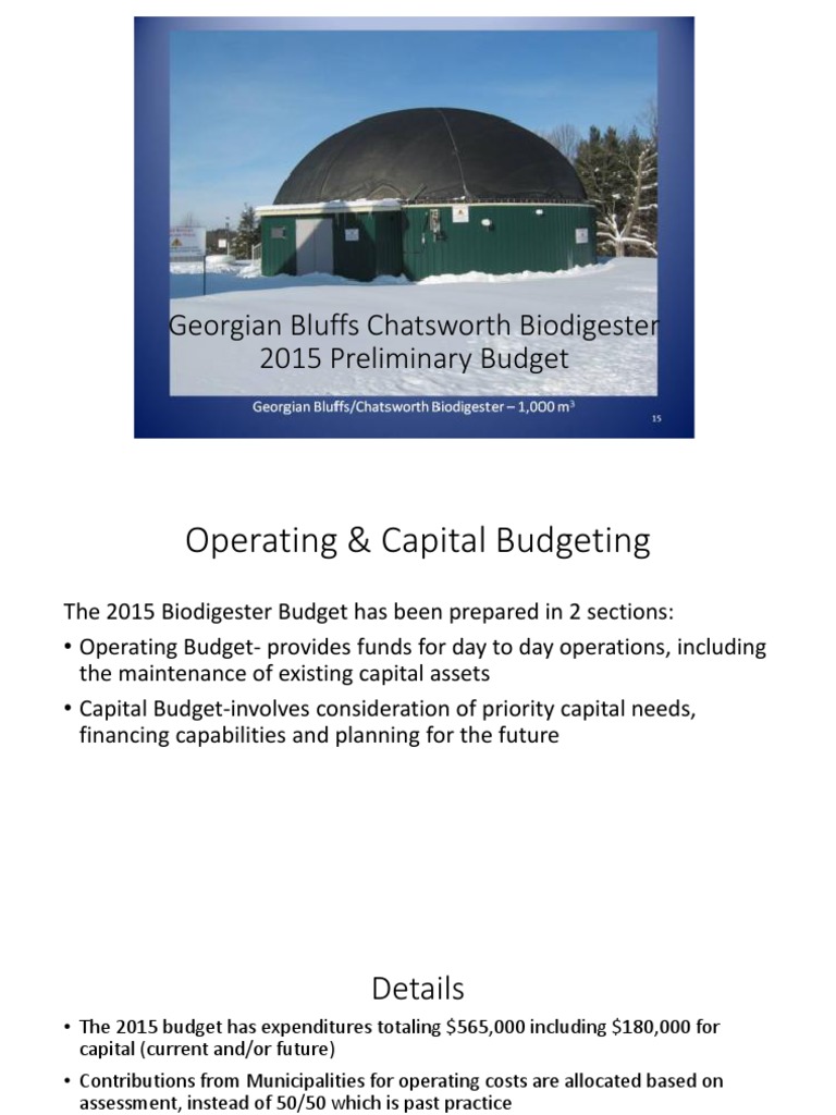 2015 Preliminary Budget Presentation | PDF | Book Value | Expense