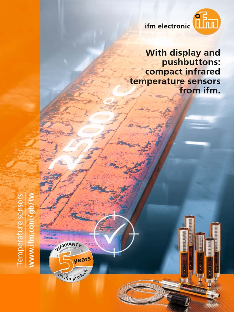 IFM Infrared Temperature Sensors Guide | PDF | Sensor | Infrared
