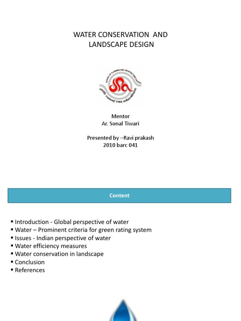 Water Conservation | PDF | Water Conservation | Green Building