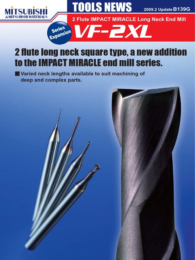 Mitsubishi Micro Milling Tool | PDF | Machining | Steel