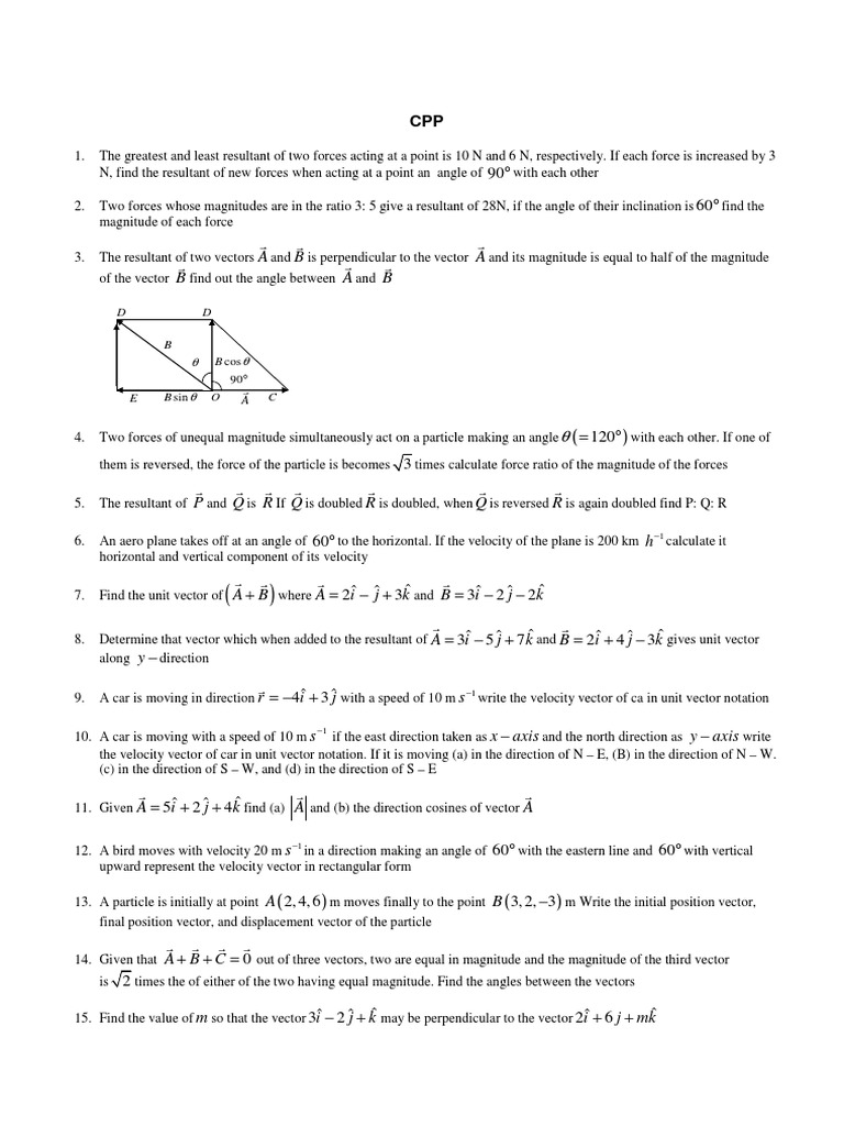 Vectors | PDF | Rotation Around A Fixed Axis | Euclidean Vector