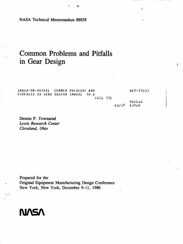 NASA Technical Memorandum 88858 | PDF | Heat Treating | Fatigue (Material)