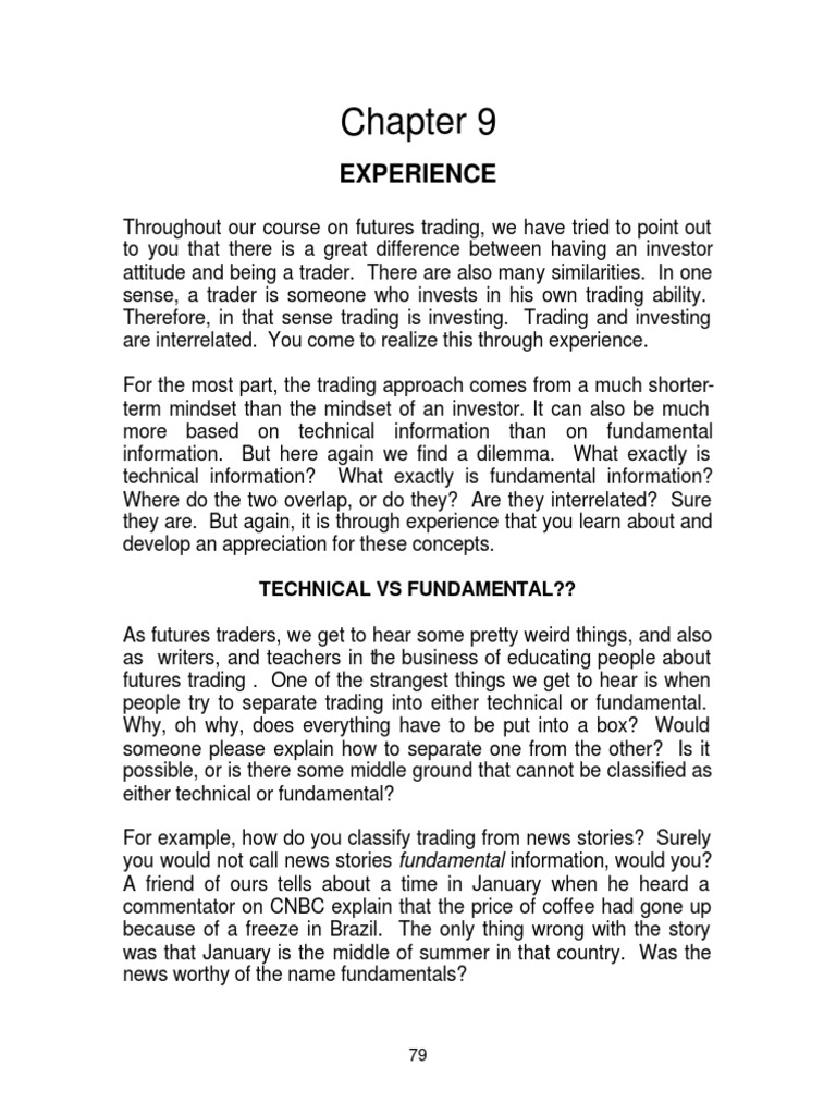 Experience: Technical Vs Fundamental?? | PDF | Technical Analysis ...