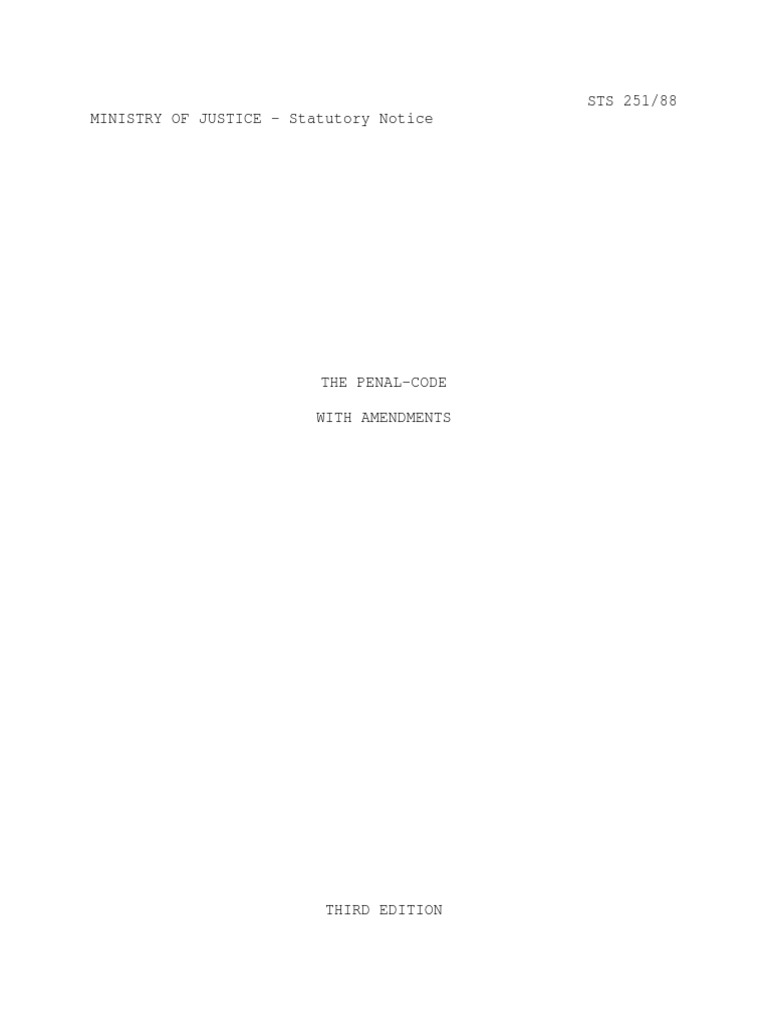 Iraqi Penal Code 1969 | Download Free PDF | Crime & Violence | Crime ...