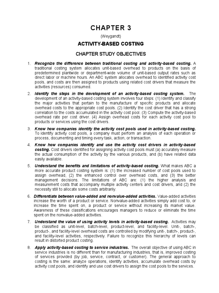 Understanding the Key Concepts and Benefits of Activity-Based Costing ...