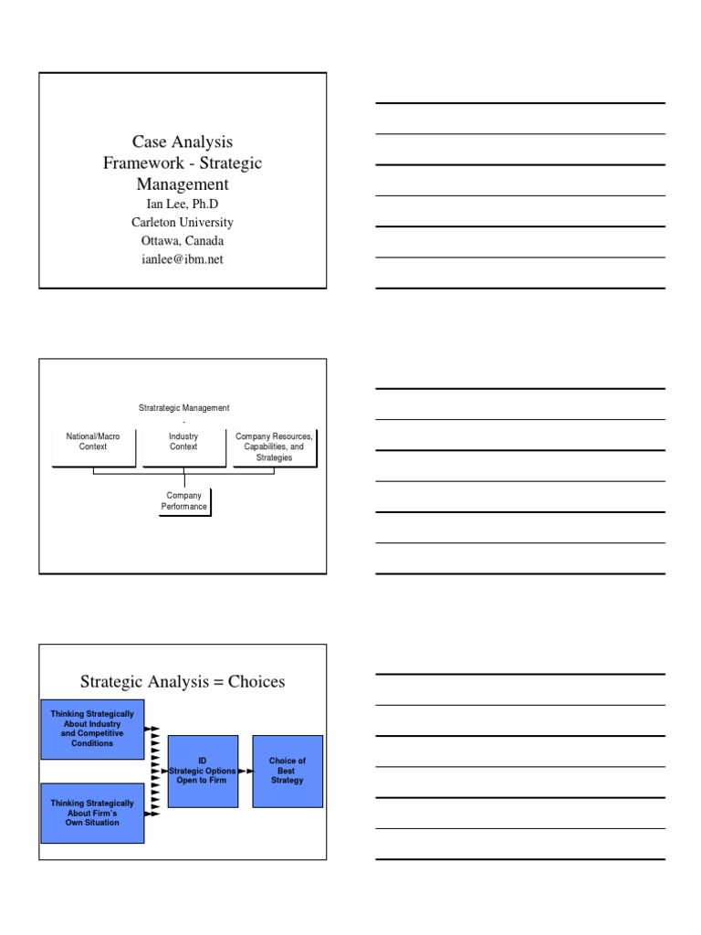 Case Framework | PDF