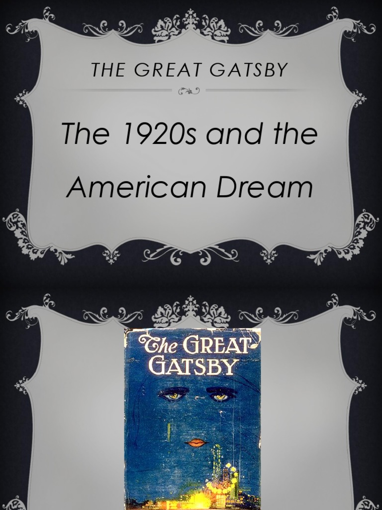 The Great Gatsby Introduction | PDF | Roaring Twenties | The Great Gatsby