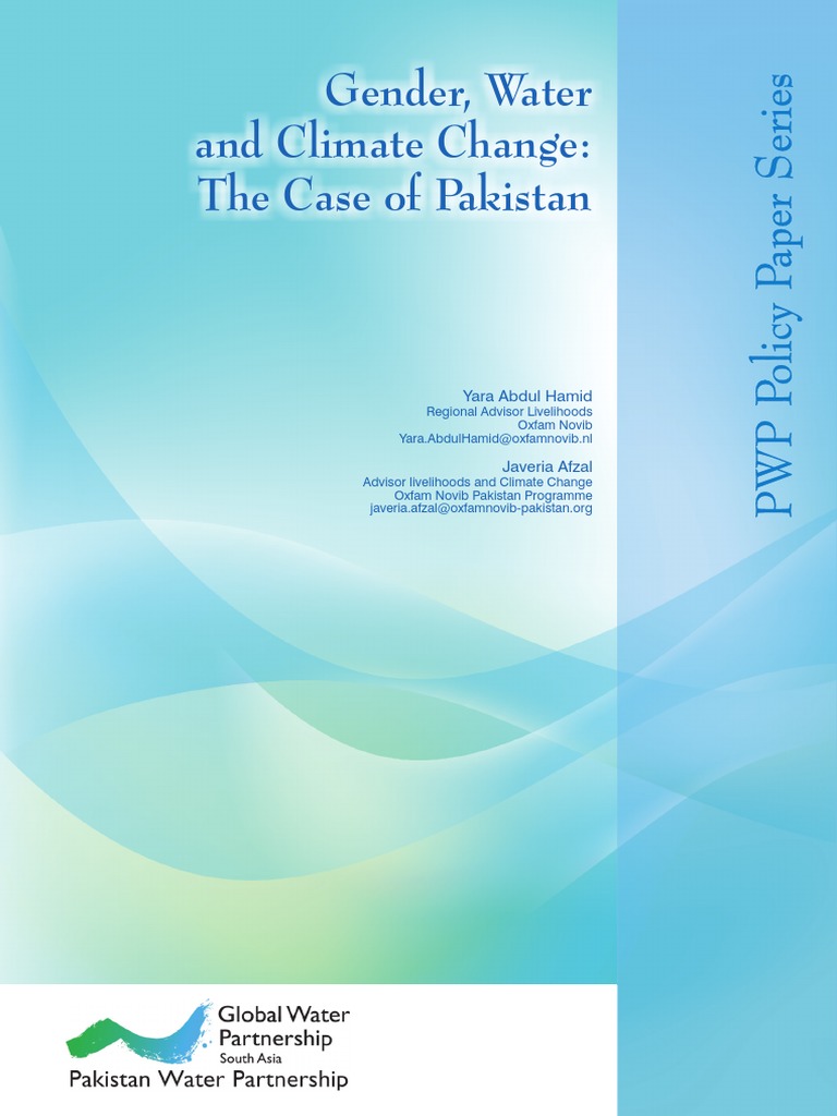 Gender Water and Climate Change The Case of Pakistan PDF | PDF | Water ...