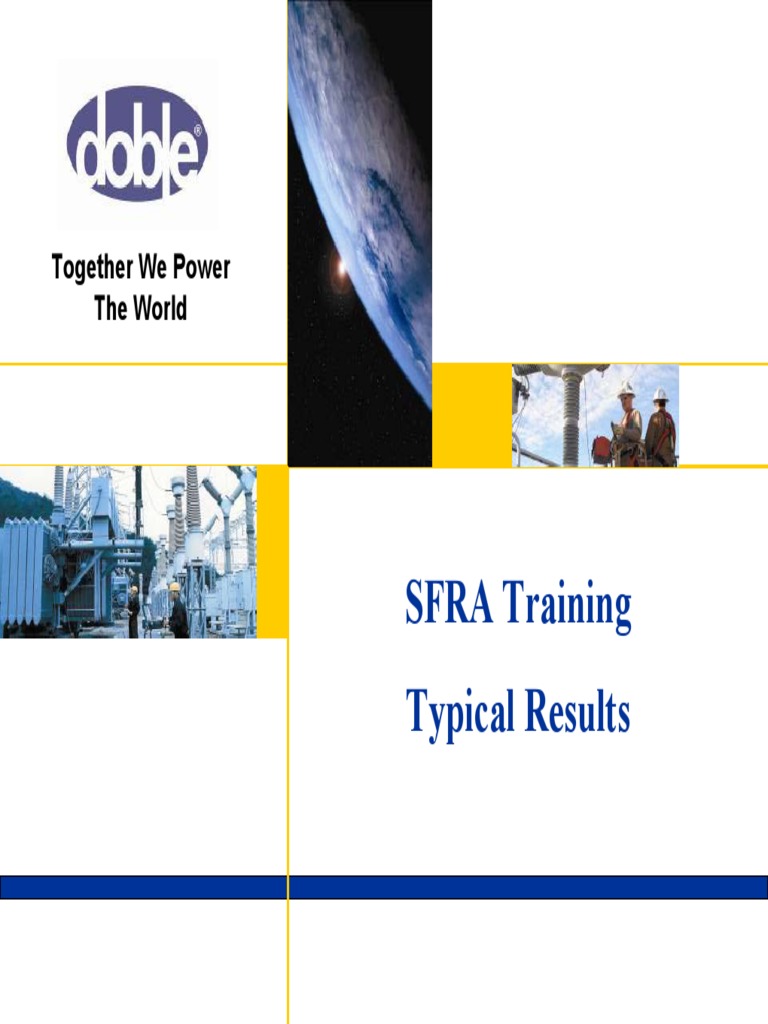 SFRA Typical Results v1 | PDF | Transformer | Power (Physics)