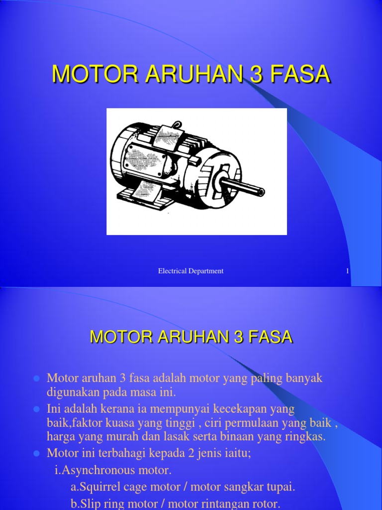 Motor Aruhan 3 Fasa: Jenis & Fungsi | PDF | Sains & Matematika | Komputer