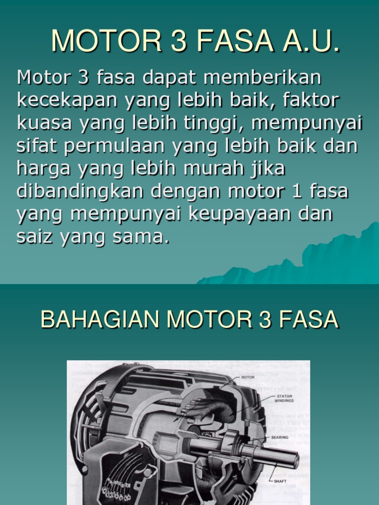Motor 3 Fasa Au | PDF