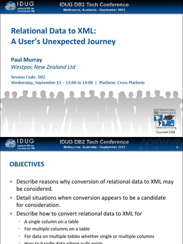 How To Convert Relational Data To XML - Melbourne | PDF | Ibm Db2 | Xml