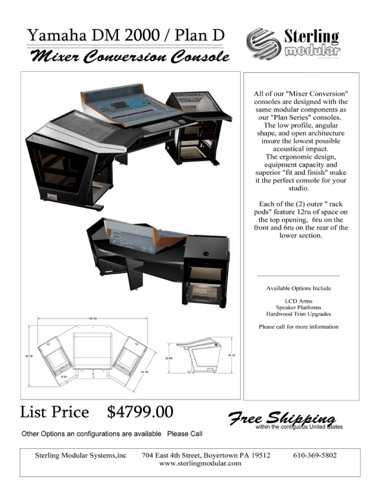 Yamaha DM 2000/ Plan D: List Price | PDF | Home & Garden | Computers