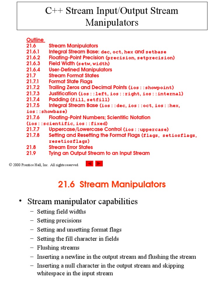 2000 Prentice Hall, Inc. All Rights Reserved | PDF | Integer (Computer ...
