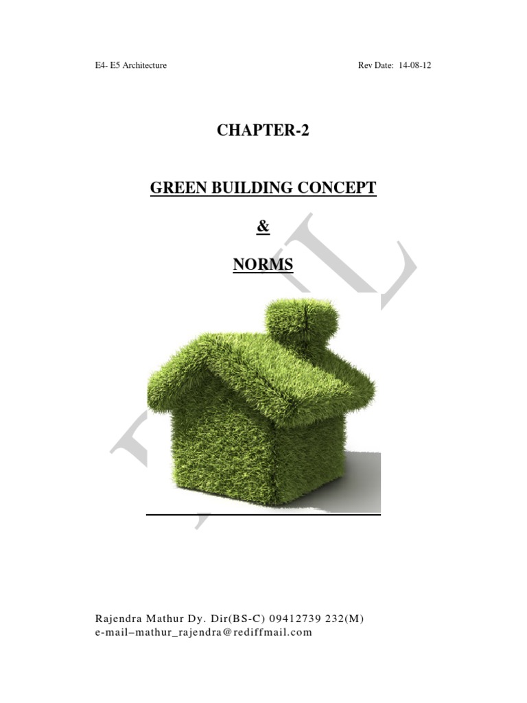 E4-E5 Architecture Chapter-2 Green Building Concept & Norms | PDF ...