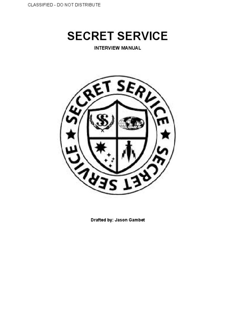 Secret Service Interview Manual | PDF | Government | Violence
