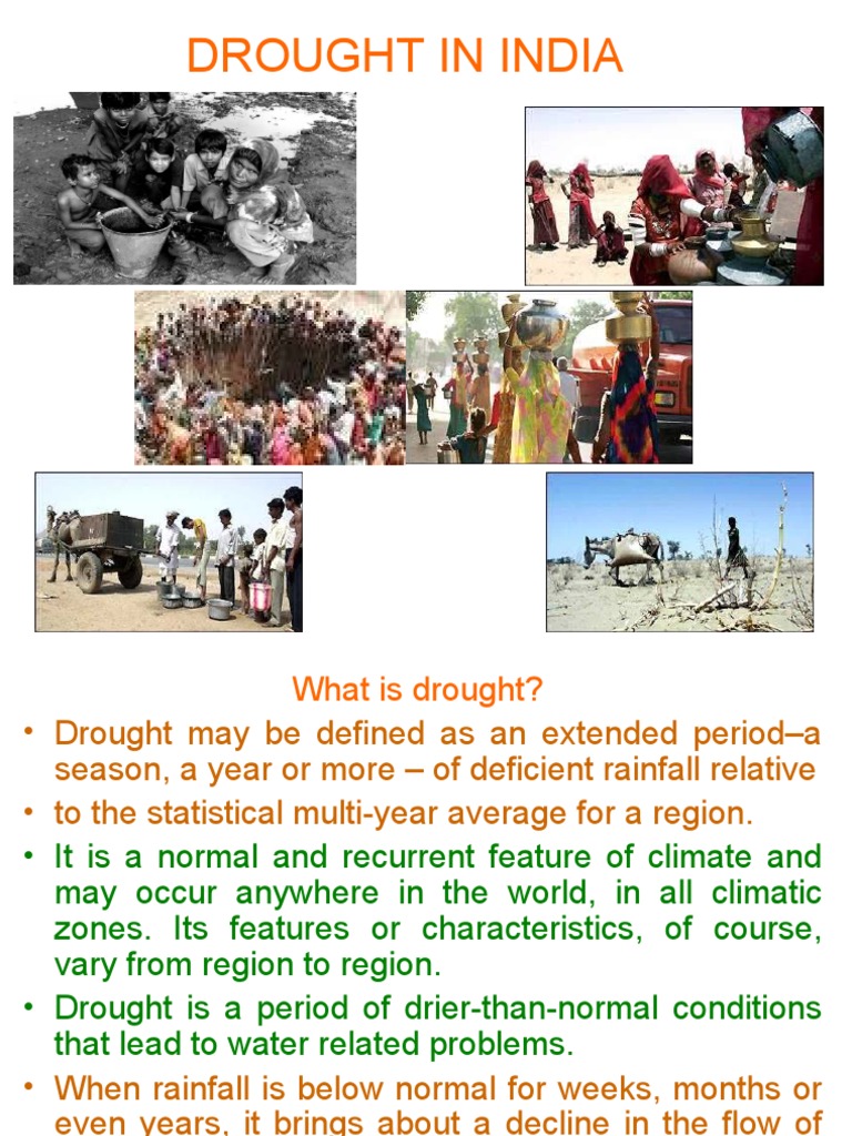 Drought in India | PDF | Drought | Groundwater
