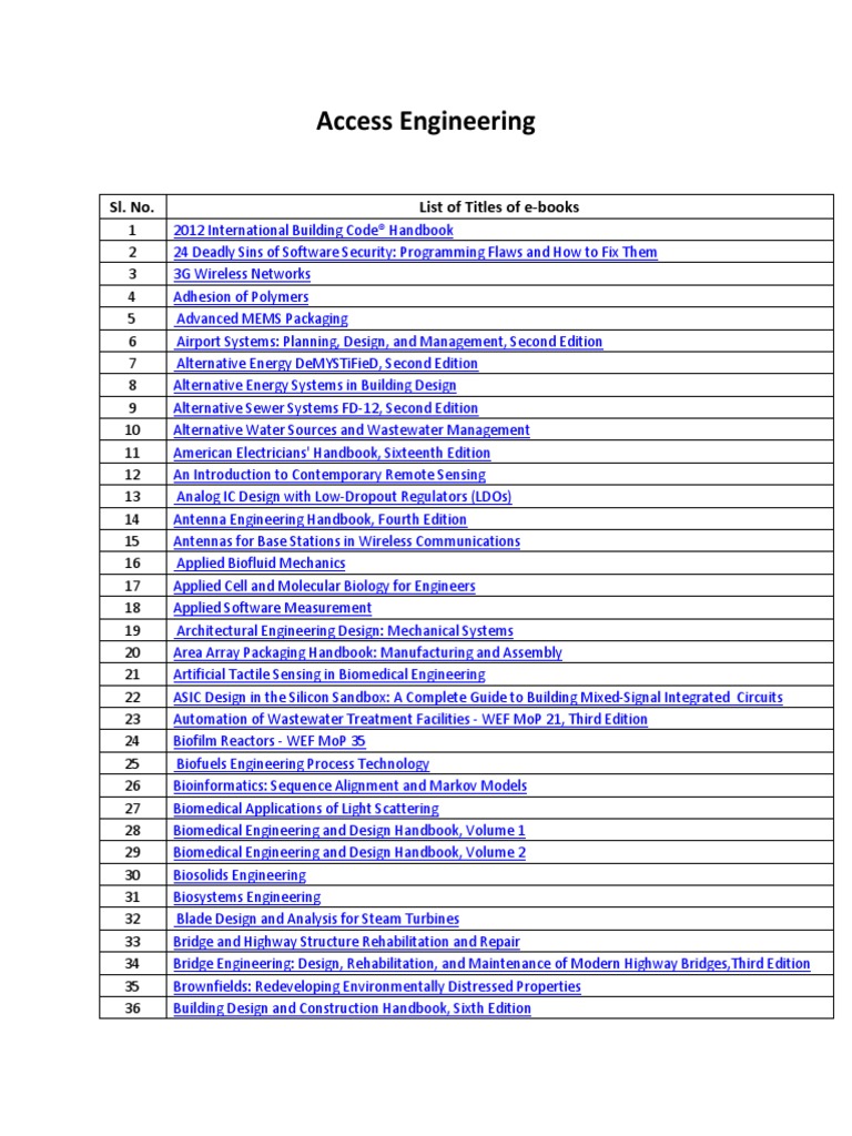 Access Engineering | PDF | Optics | Engineering