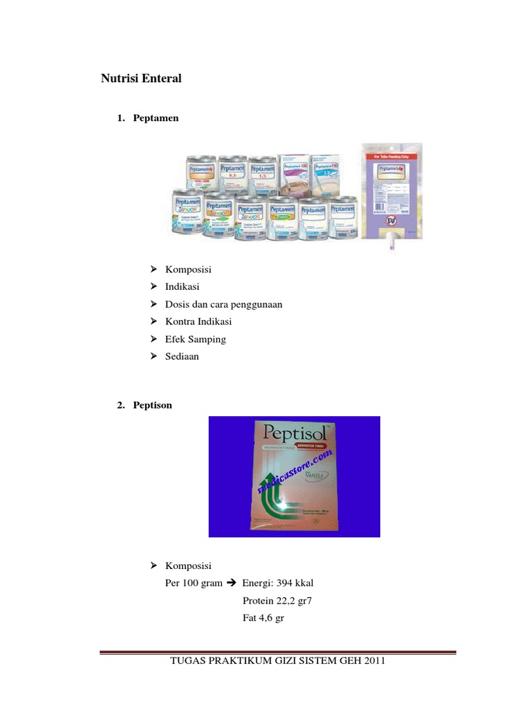 Nutrisi Enteral | PDF