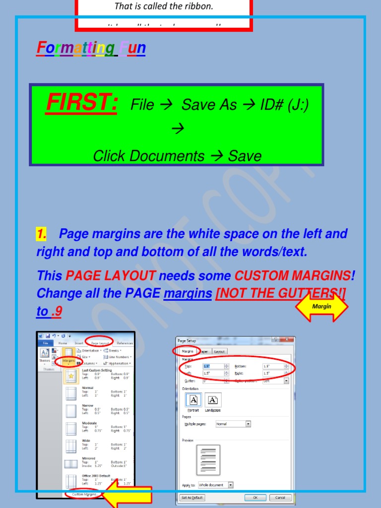 Formatting A Word Document | PDF | Graphic Design | Typography