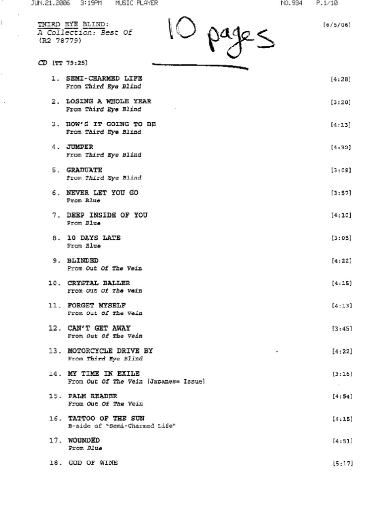 Liner Notes | PDF