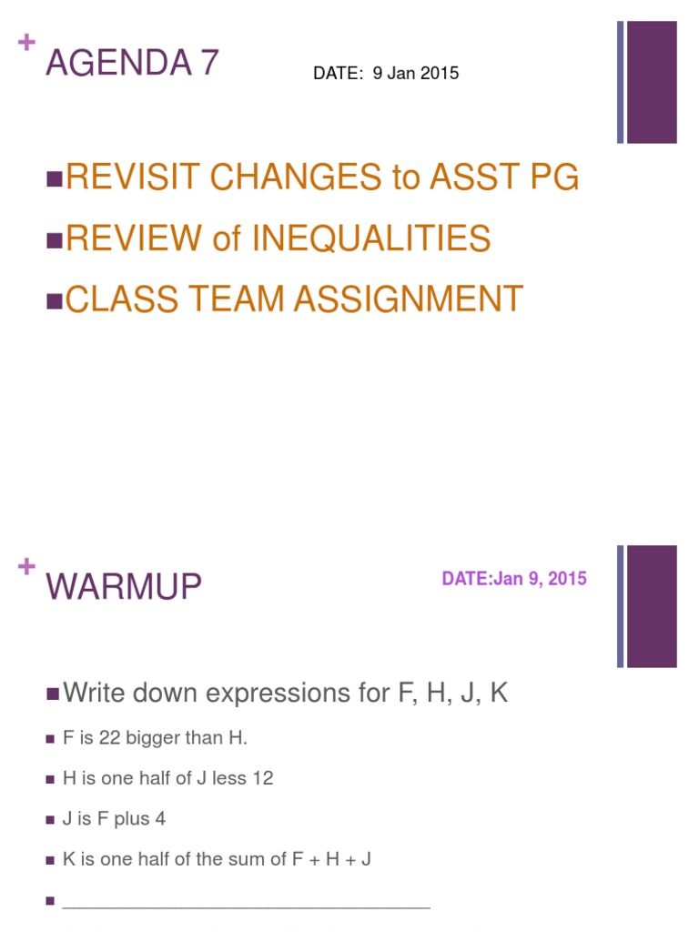 Warmup 1 4 7th | PDF