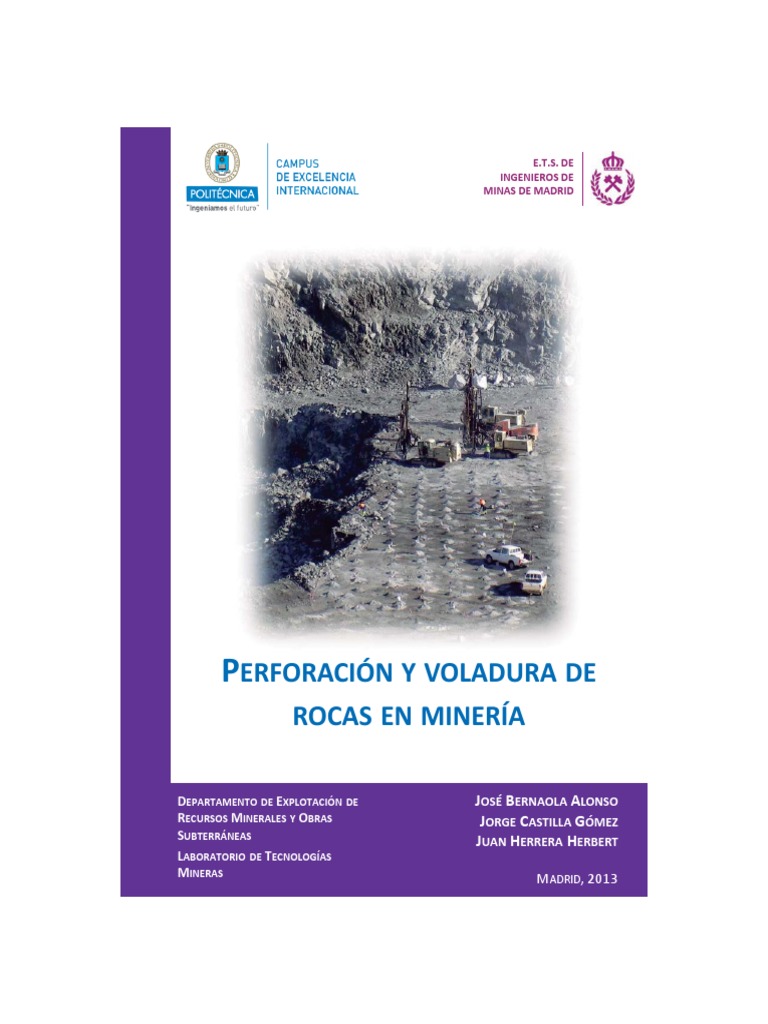 Perforacion y Voladura | PDF | Pistón | Material explosivo