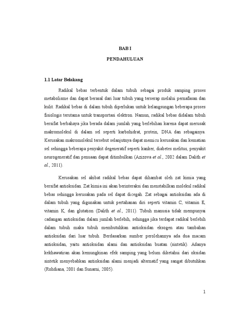 Pengujian Aktivitas Antioksidan Tanaman Sophora interrupta dengan ...