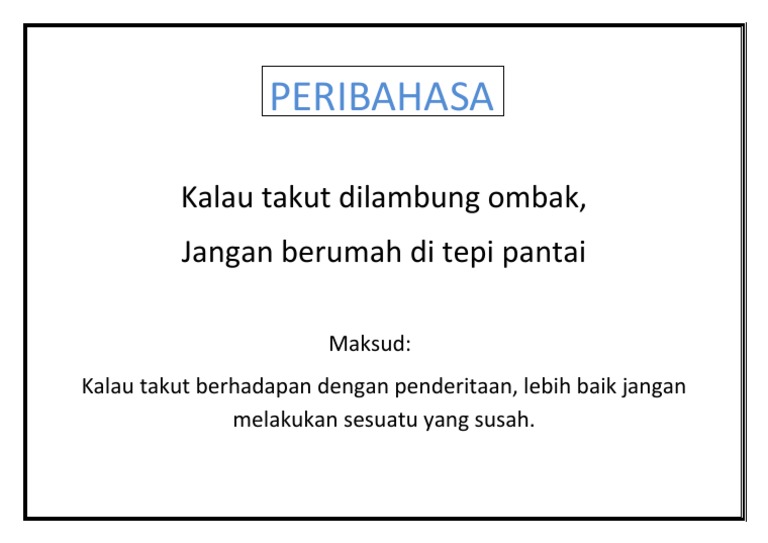 Peri Bahasa | PDF