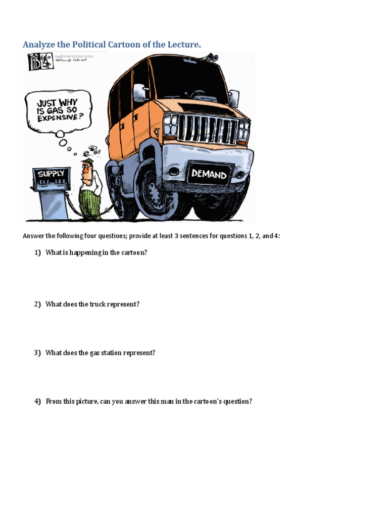 Economics Cartoon Analysis Guide | PDF | Finance & Money Management ...
