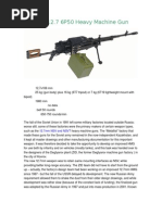 PKM Machine Gun Specifications Overview | PDF | Firearm Components ...