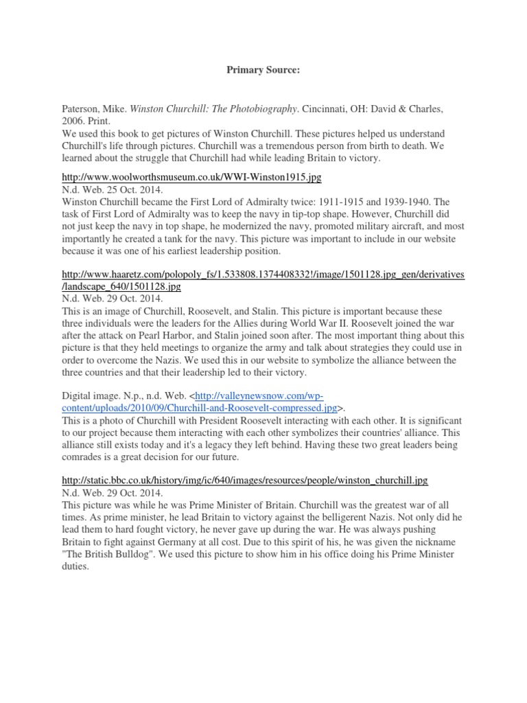 Winston Churchill Leadership and Legacy Bibliography | PDF