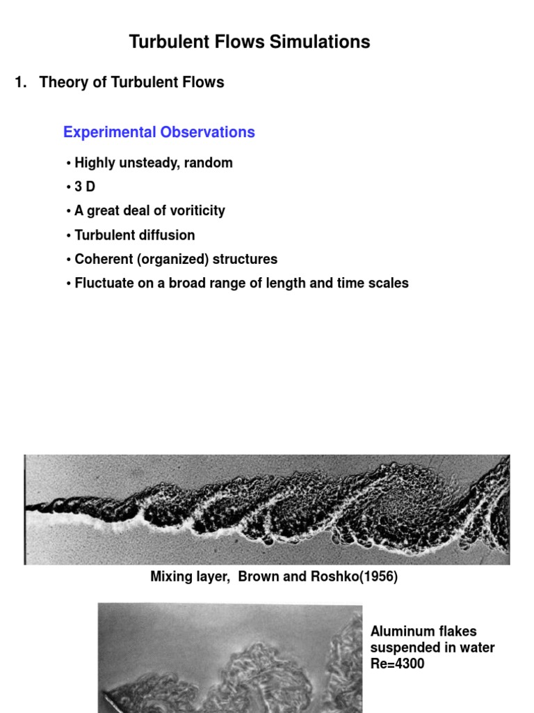 10 Simulations of Turbulence (Cancelled) | PDF | Turbulence | Navier ...