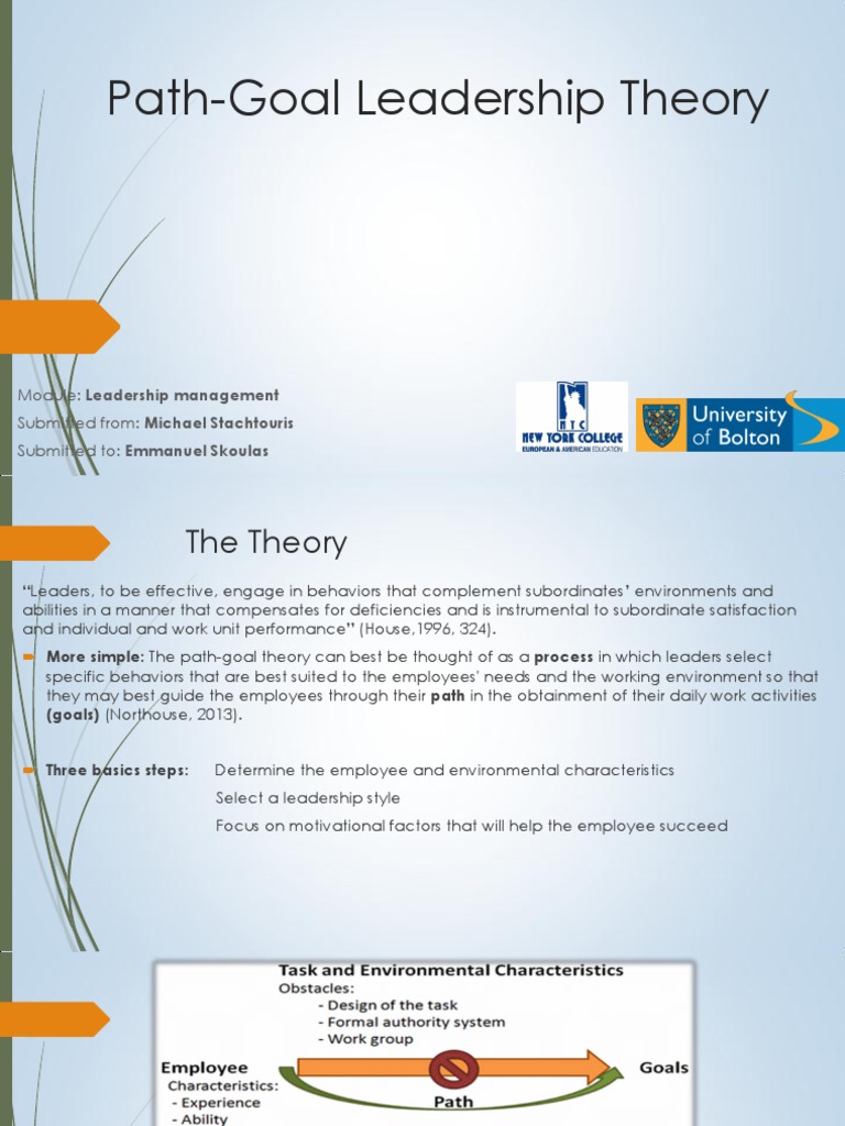 Path-Goal Leadership for Managers | PDF | Leadership | Epistemology