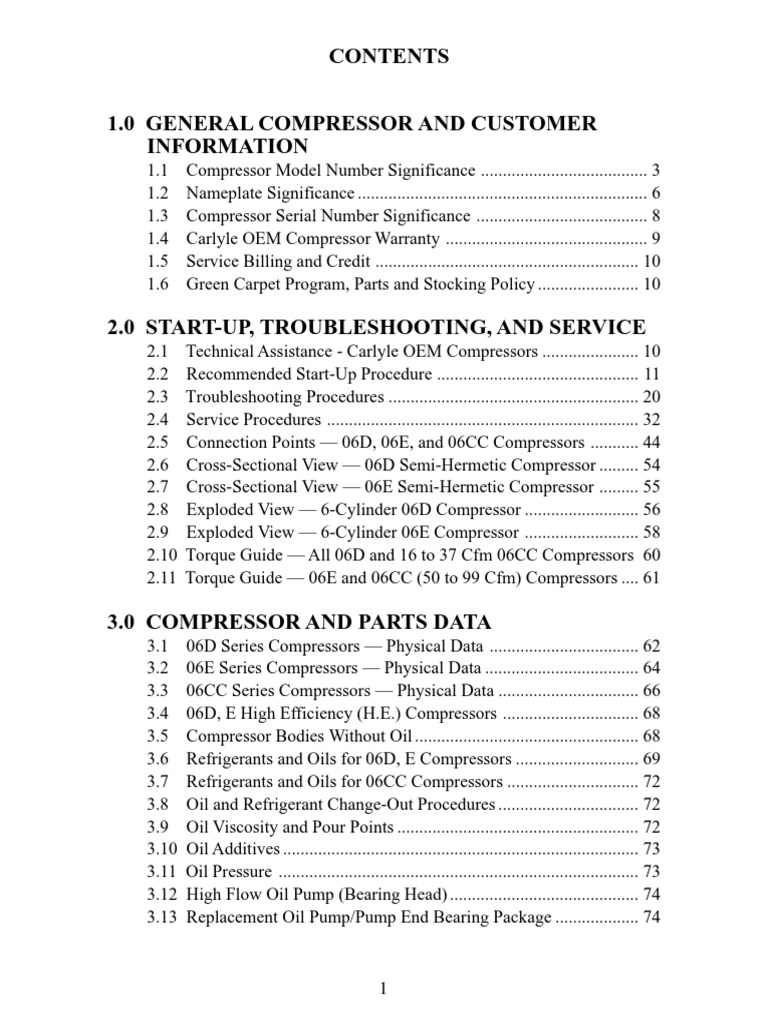 06DE Compressor For Refri Prov | PDF | Gas Compressor | Valve