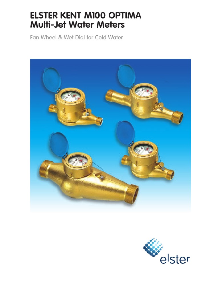 1c Elster Kent Optima 100 Water Meter Brochure.pdf | Engineering | Science
