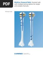 T2 Proximal Humeral Nailing System - Stryker | PDF | Screw | Orthopedic Surgery