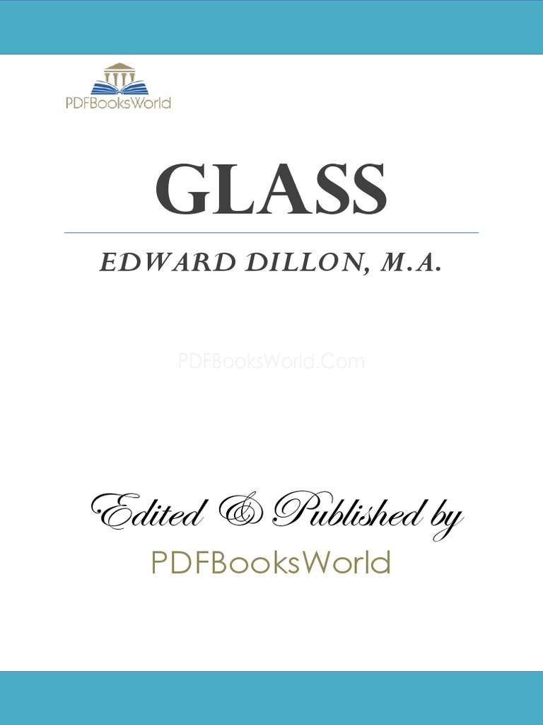 Glass by Edward Dillon | PDF | Porcelain | Glasses