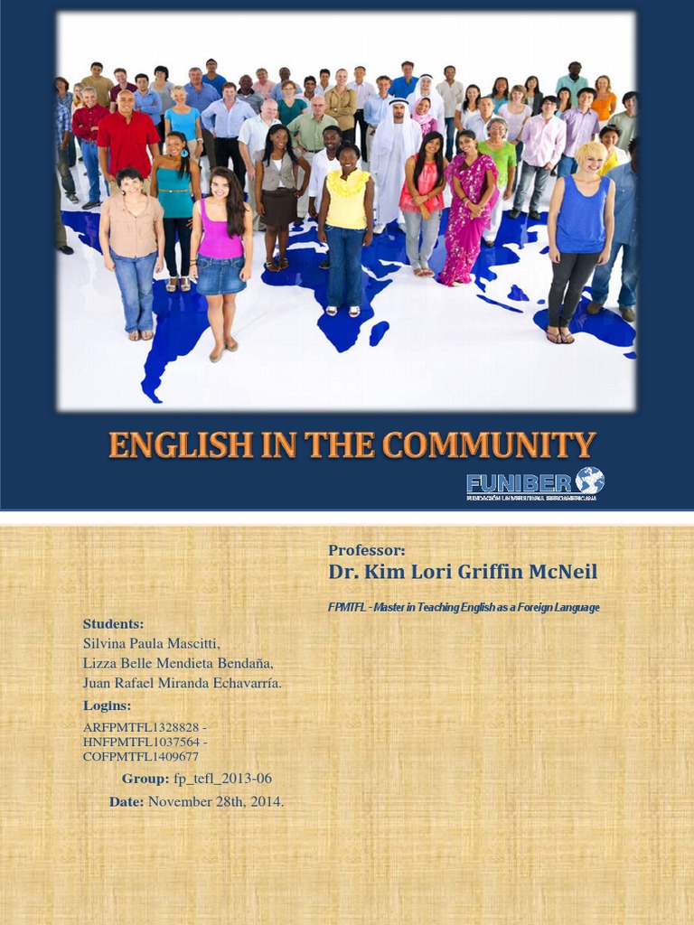 English in The Community | PDF | English As A Second Or Foreign ...