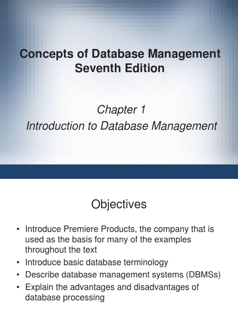 PPT ch01 | PDF | Databases | Data